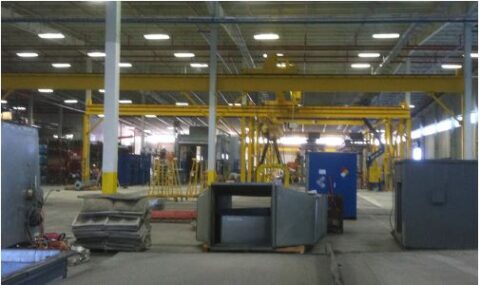 Seven Overhead Cranes with Runways (#22289) - G.W. Becker, Inc